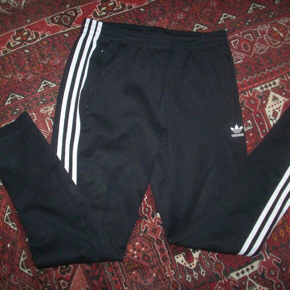 adidas | Pants & Jumpsuits | Womens Adidas Track Pants Zip Ankle Slim ...